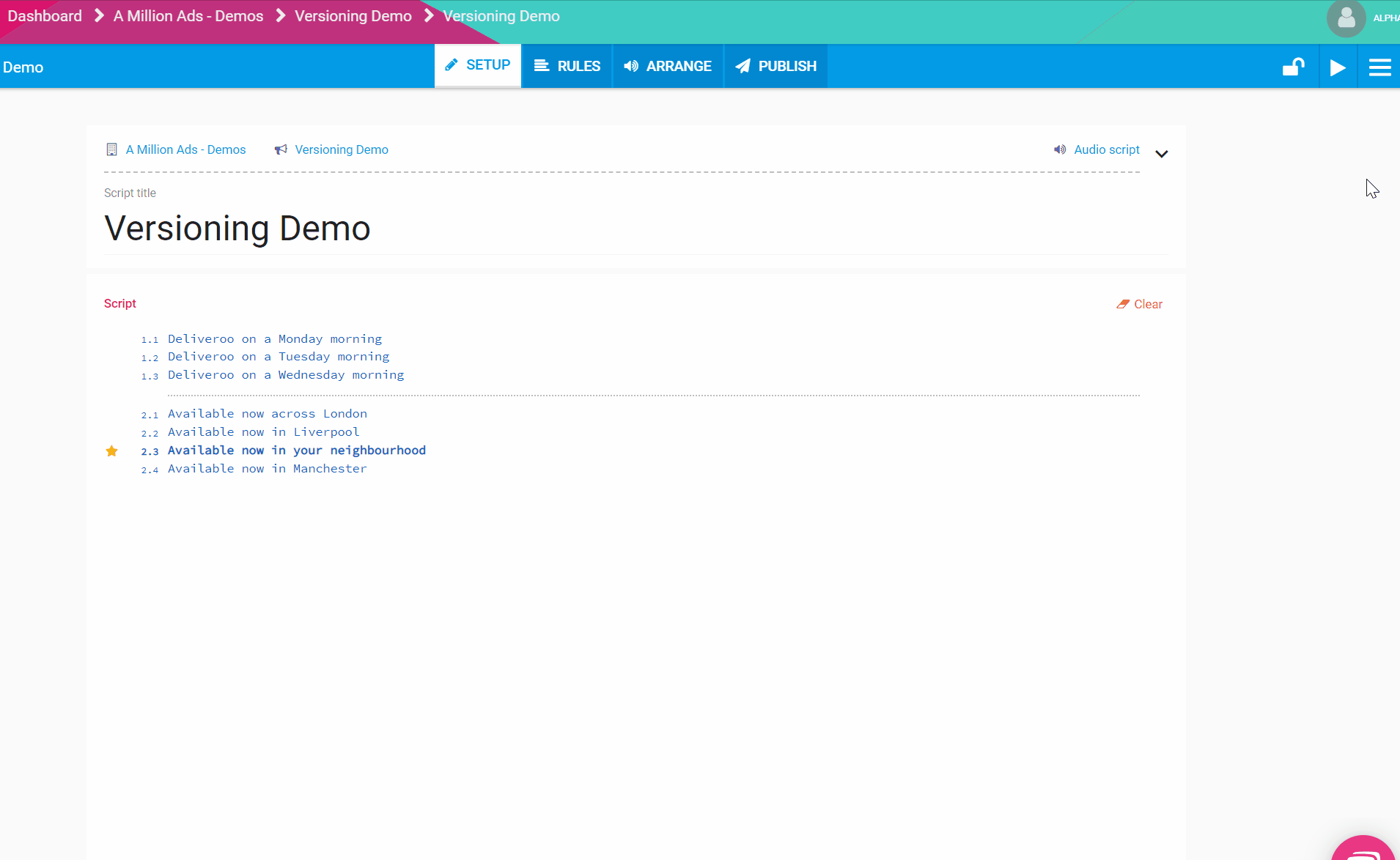 What are script versions and when should I use them?